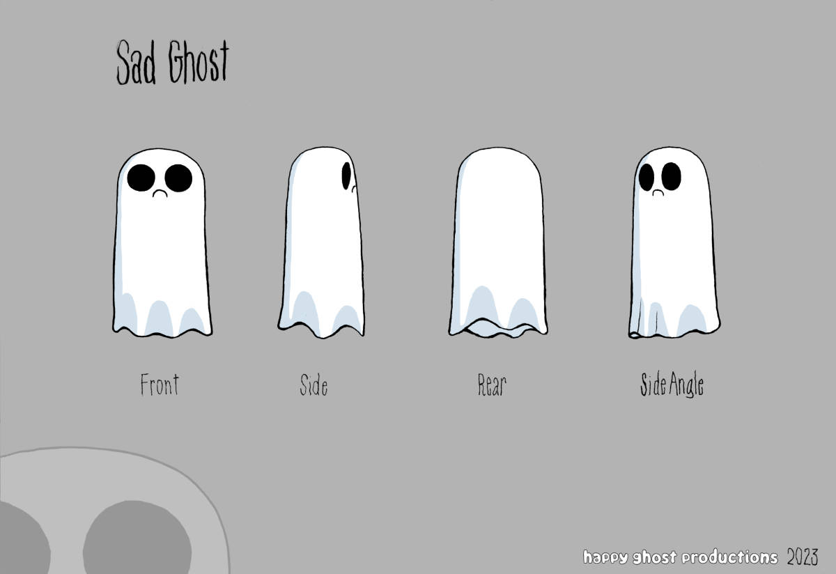 Behind the Scenes Sad Ghost Animation – Happy Ghost Productions